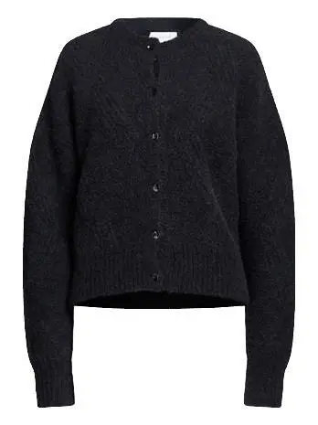 DANIELE FIESOLI Baby Alpaca Wool Blend Cardigan - Black