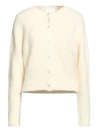 DANIELE FIESOLI Baby Alpaca Wool Blend Cardigan - White
