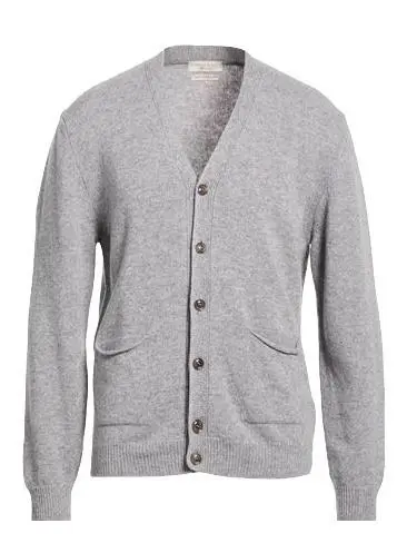 WOOL & CO Lightweight Mélange Wool Cardigan - Grey