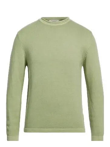 WOOL & CO Virgin Wool Crewneck Sweater - Sage Green