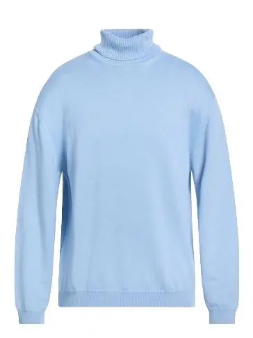 DANIELE FIESOLI Light Merino Wool Turtleneck - Blue