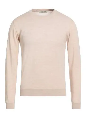 WOOL & CO Blush Merino Wool Crewneck Sweater - Pink