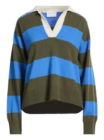 DANIELE FIESOLI Merino Wool & Cashmere V-neck Sweater - Green
