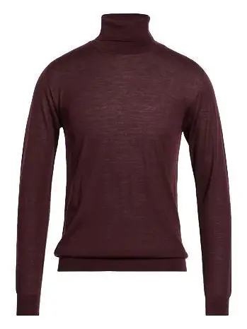 DANIELE FIESOLI Light Merino Wool Turtleneck Sweater - Purple