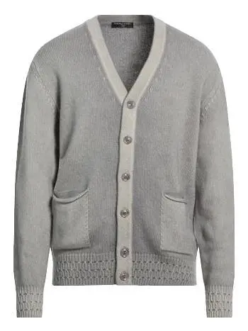 DANIELE FIESOLI Merino Wool Cardigan - Grey