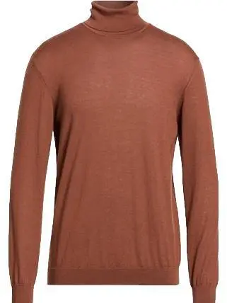 DANIELE FIESOLI Turtleneck Cashmere Sweater - Brown