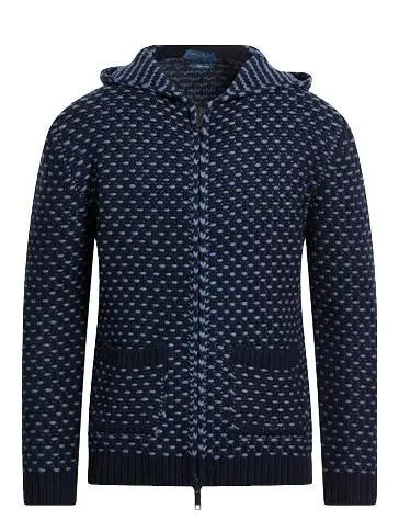 DANIELE FIESOLI Merino Wool And Polyamide Cardigan - Navy