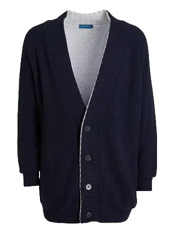 DANIELE FIESOLI Wool And Cashmere Cardigan - Navy