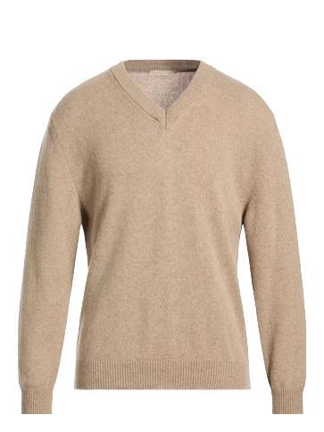 DANIELE FIESOLI Cashmere V-neck Sweater - Camel