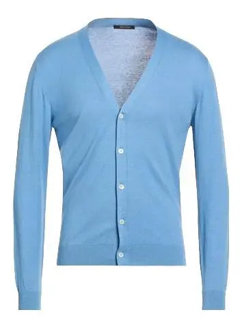 BELLWOOD Pastel Silk And Cotton Cardigan - Blue