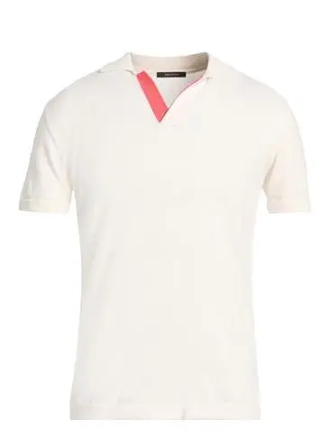 BELLWOOD Knitted Cotton V-neck Sweater - White