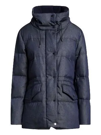 MOORER Quilted Down Puffer Jacket - Blue