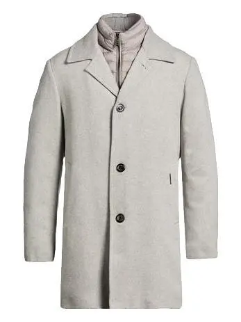 MOORER Light Cashmere Blend Coat - Grey
