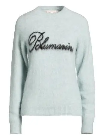 Blumarine Multicolor Alpaca Wool And Polyamide Blend Knitwear - Blue