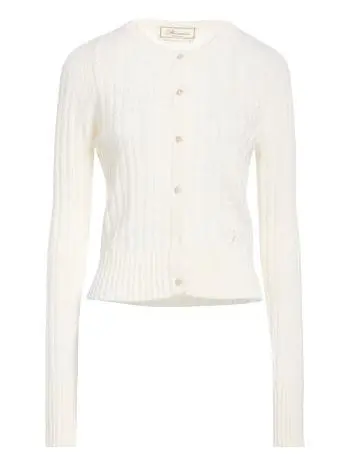 Blumarine Virgin Wool & Cashmere Cardigan - White