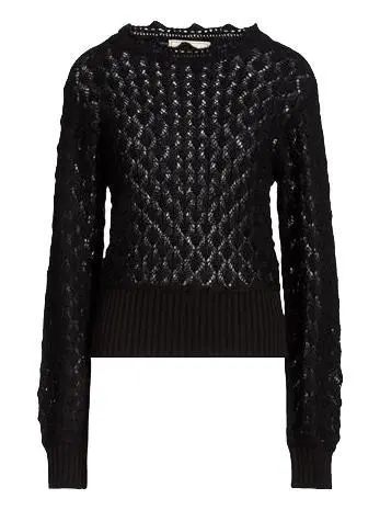 Blumarine Polyamide, Mohair Wool, And Wool Sweater - Black