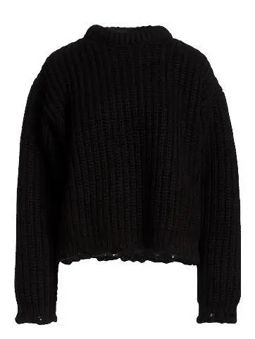 Blumarine Sky Wool And Cashmere Turtleneck - Black