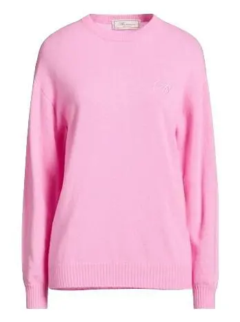 Blumarine Cashmere Crewneck Sweater - Pink