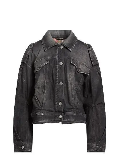 High Denim Trucker Jacket - Grey