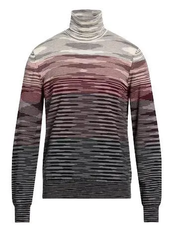 Missoni Turtleneck Wool Pullover - Navy