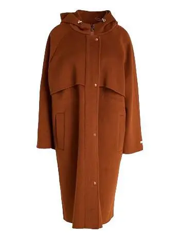 PALTO' Wool And Nylon Parka - Tan