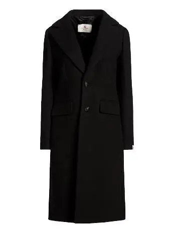 Peuterey Wool And Polyester Single-breasted Coat - Black