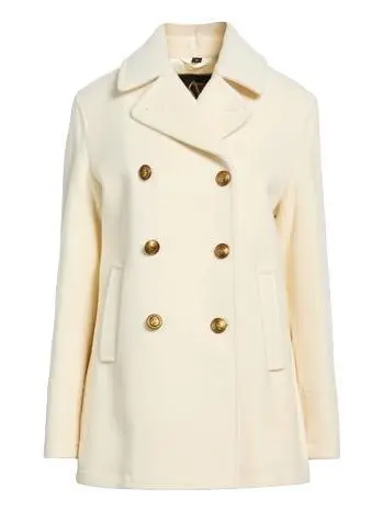 SEALUP Virgin Wool And Polyamide Coat - White