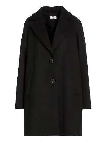 OLTRE Single-breasted Coat - Black