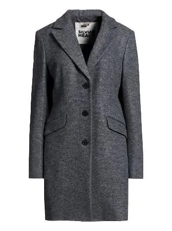 SILVIAN HEACH Single-breasted Felt Coat - Grey