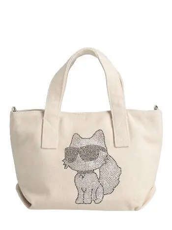 Karl Lagerfeld Recycled Cotton Shopper Bag - Beige