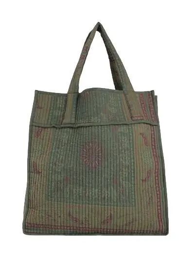ARIZONA LOVE Woven Paisley Print Maxi Tote Bag - Green