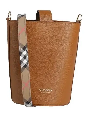 Burberry Calfskin Cross-body Bag - Brown