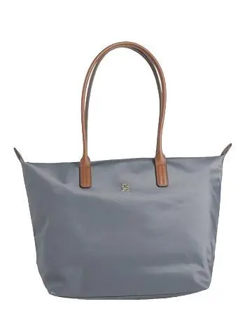 Tommy Hilfiger Recycled Nylon Shopper Bag With Leather Trim - Blue