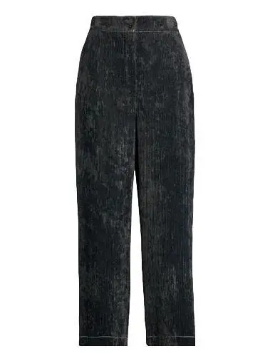 ALYSI Wide-leg Corduroy Trousers - Grey