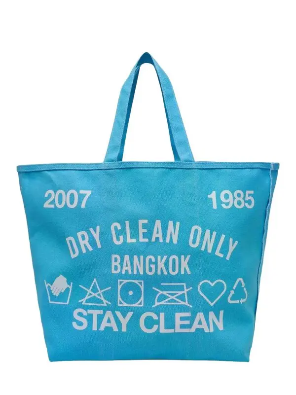 DRY CLEAN ONLY Tote Bag - Blue