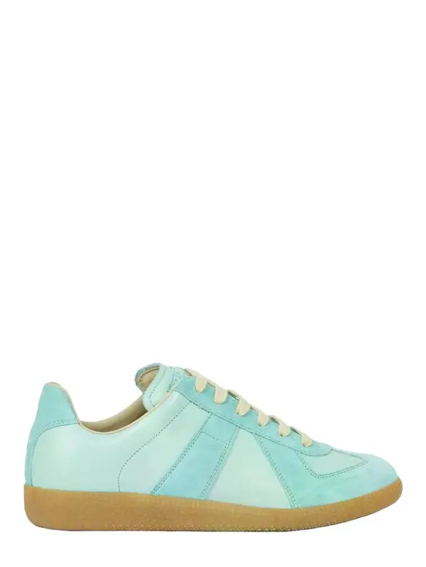 MAISON MARGIELA Replica Leather Sneakers - Blue