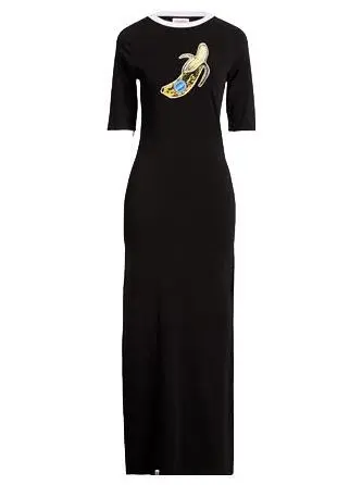 CHARLES JEFFREY Organic Cotton Stretch Maxi Dress - Black