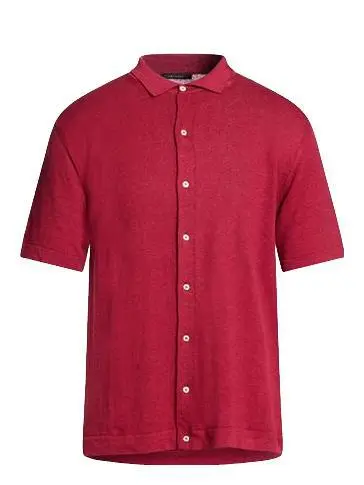 BELLWOOD Shirt Size Linen, Cotton - Red