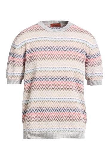 Missoni Crewneck Short Sleeve Sweater - Grey