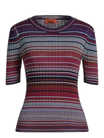 Missoni Striped Crewneck Sweater - Navy