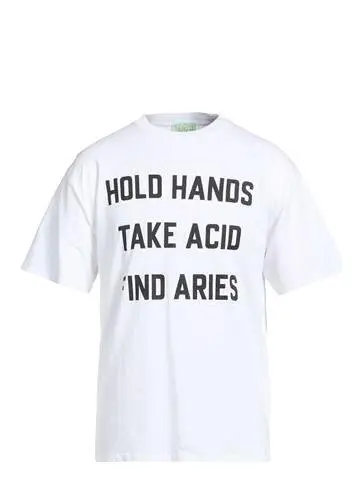 Aries T-shirt Size Cotton - White