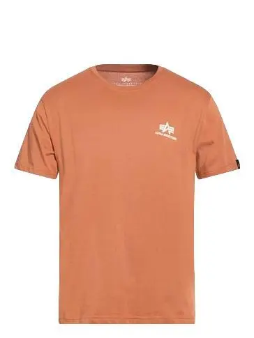 Alpha Industries T-shirt Tan Size Cotton - Brown