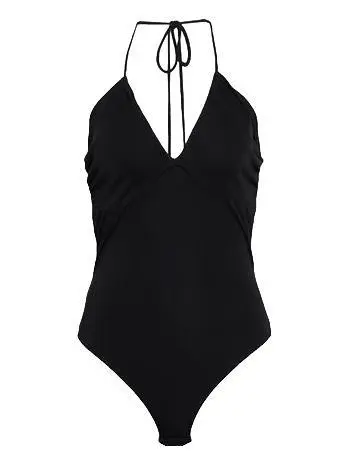 Andamane Halterneck Bodysuit - Black