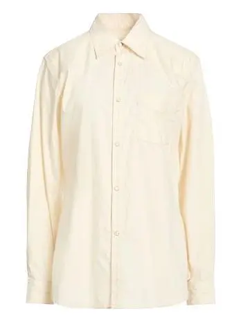 LEMAIRE Solid Color Poplin Shirt - Beige