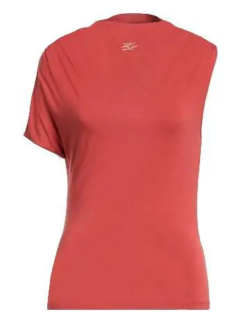 Karl Lagerfeld Crewneck Sleeveless T-shirt In Viscose - Red