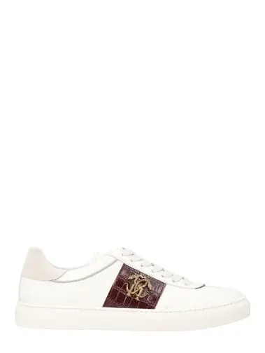Roberto Cavalli Leather Low-top Sneakers - White