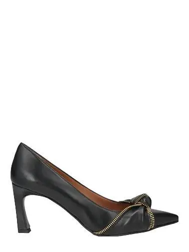 OVYE Playlist Leather Pumps - Black