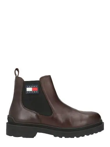 Tommy Hilfiger Leather Chelsea Boots - Brown