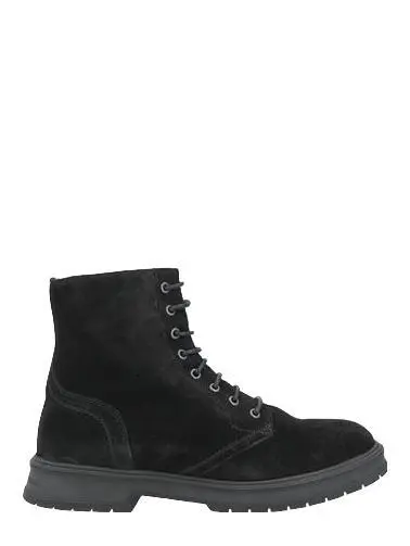 Tommy Hilfiger Leather Ankle Boots - Black