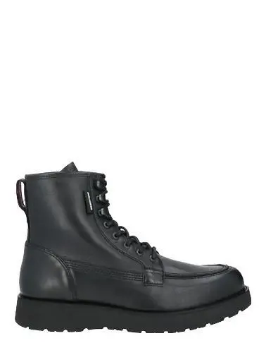 Tommy Hilfiger Leather Ankle Boots - Black